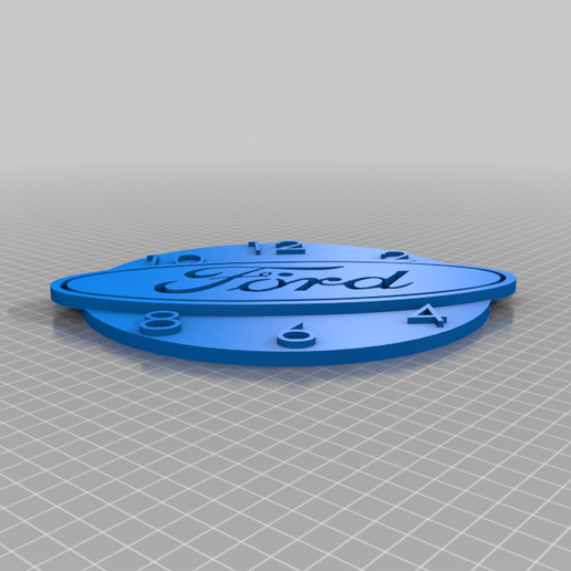 🚙 ford clock・Free 3D File for ・Cults