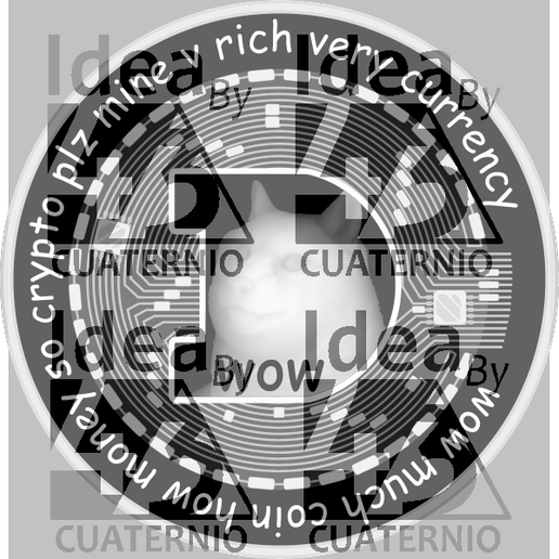 🪙 Dogecoin Coin 3D Version 2 - Pack STL + Depth Map PNG・ STL File for ...