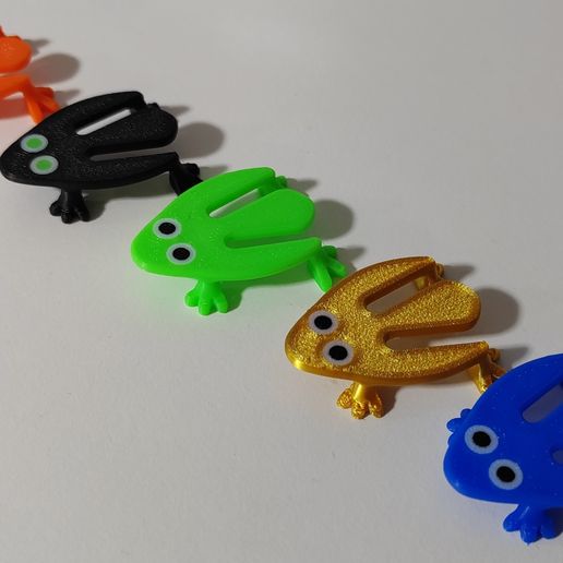 🐸 Jumping Frog・ STL File for 3D printing・Cults