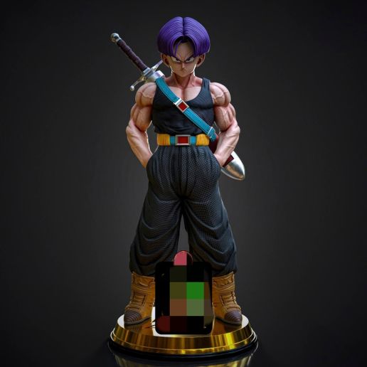 🗡️ Trunks - The Saiyan Warrior 3D Model - STL File・Archivo 3D para ...