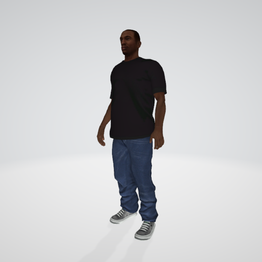 🦸 Carl "CJ" Johnson de GTA: San Andreas・Archivo STL para Impresión 3D・Cults