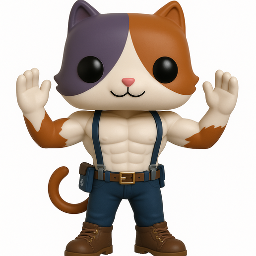 🎲 Meowscles Funko Pop - | Fortnite・Arquivo STL para Impressão 3D・Cults