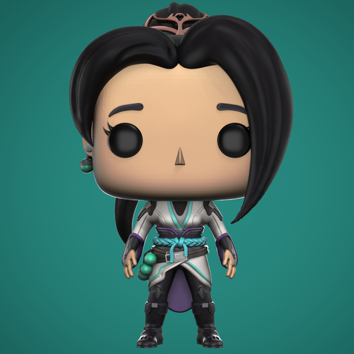 🎲 Valorant Sage - Funko Pop・ STL File for 3D printing・Cults