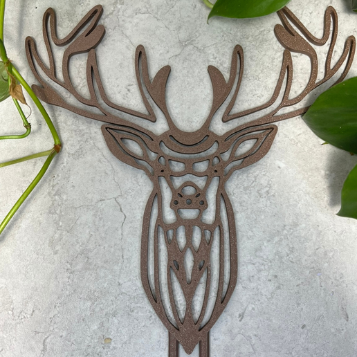 🌿 Elk Decorative Plant Trellis・ STL File for 3D printing・Cults