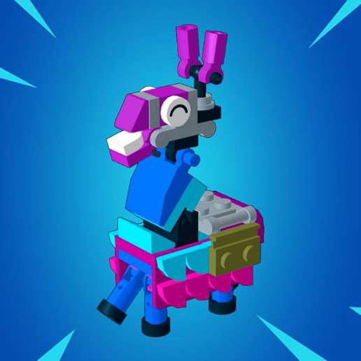🦙 Fortnite Llama brick・ STL File for 3D printing・Cults