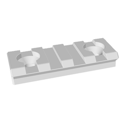 STL file M-Lok Rail 8 Slots 🔫 ・3D printing model to download・Cults