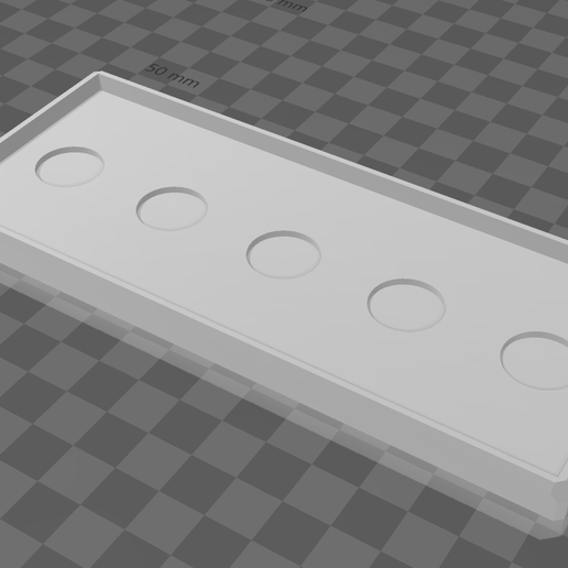 STL file FANTASY TRAY 5X1 30x60mm base (1 cent coin ) 🪙 ・3D printer ...