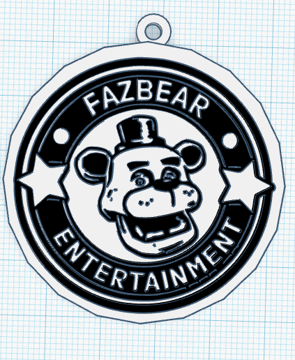 STL file FREDDY FAZBEAR KEYCHAIN (FNAF) 🗝️ ・Design to download and 3D ...