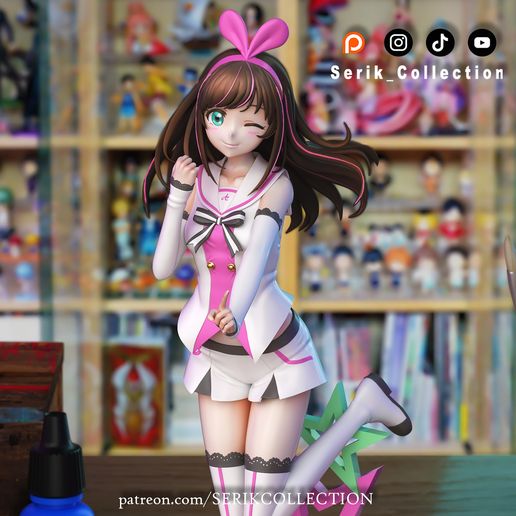🧑‍🎤 KIZUNA AI・ 3D File for 3D printing・Cults