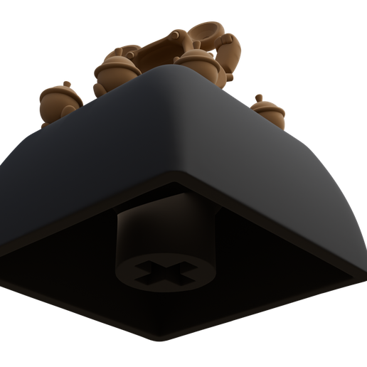 🐉 KEYCAP loudred POKEMON FAN ART・Free STL File for 3D printing・Cults