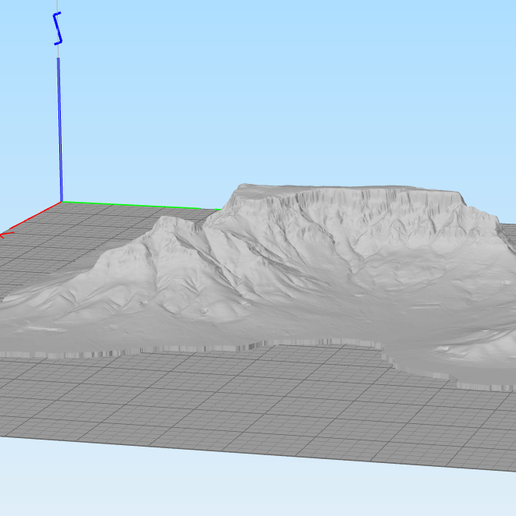 ⛰️ Table Mountain・ STL File for ・Cults