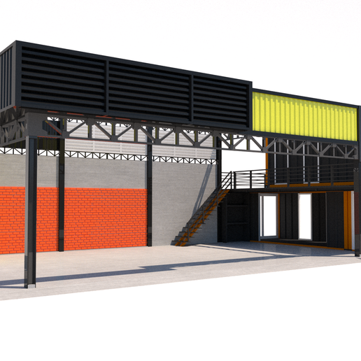 🏛️ garage structure diorama 1:64・ STL File for ・Cults