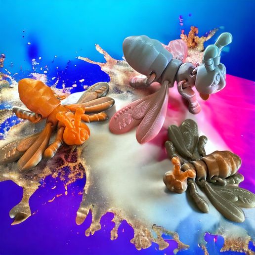 🌩️ Flash The Lightning Bug・ STL File for ・Cults