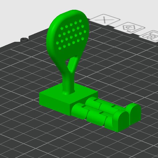 🎾 Padel racket buddy with legs・ STL File for 3D printing・Cults