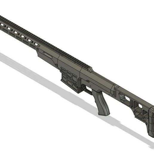 🔫 Echo1 M28 Airsoft sniper rifle MRAD kit・ STL File for 3D printing・Cults