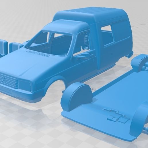 🚗 Citroen C15 1984 Printable Car・ STL File for 3D printing・Cults