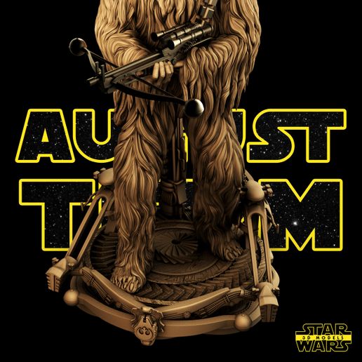 🗿 Chewbacca Sculpture - Star Wars 3D Models - Tested and Ready for 3D ...