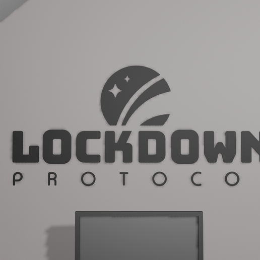 🎨 LOCKDOWN PROTOCOL WALL ART・ STL File for 3D printing・Cults