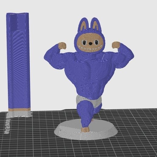 💪 Super labubu swole body・ STL File for 3D printing・Cults