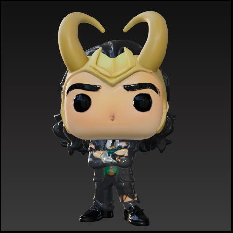🎬 Loki funko pop・Free STL File for 3D printing・Cults