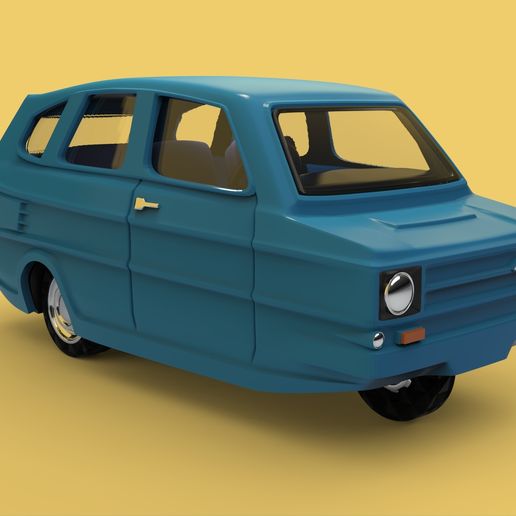 🚗 Sipani Badal Full Interior Edition | 1:43 Scale STL with Assembly ...