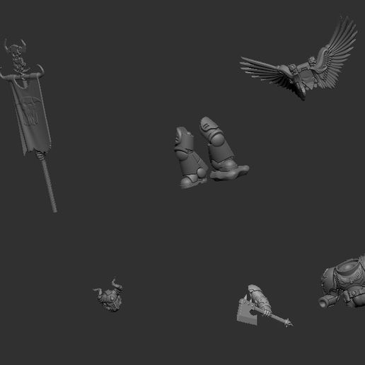 ⚔ INTERCESSORS WARHAMMER 40K VERSION 2・Free 3D File for ・Cults