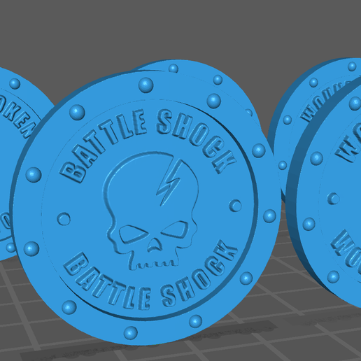 🔨 Battle Shock and Wound Tokens / Markers・ STL File for ・Cults