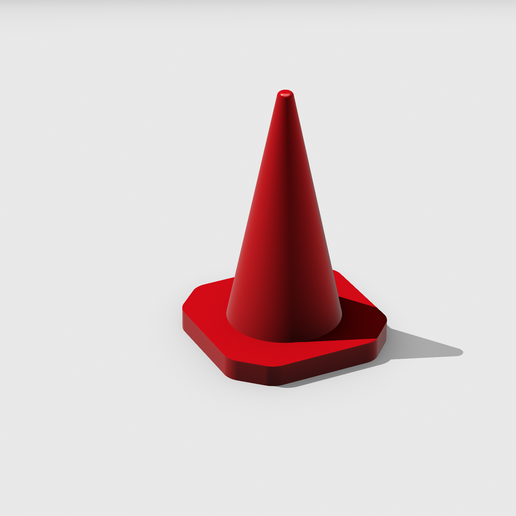 Free STL file Traffic Cone 64 Scale Diorama 🚦 ・Model to download and 3D ...