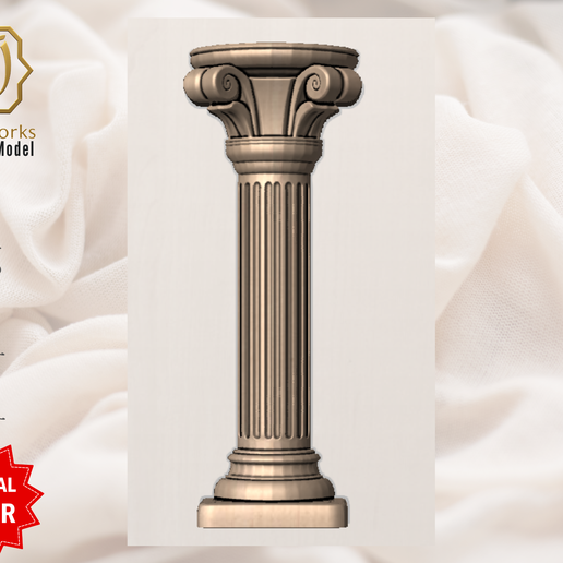 🏛️ Gothic Columns and Capitals (12 STL) – Printable/CNC Architectural ...
