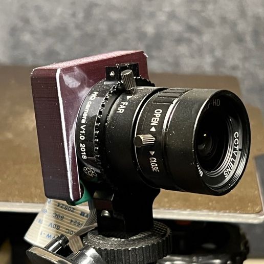 📷 Raspberry Pi HQ Camera Slip Case・Free 3D File for ・Cults