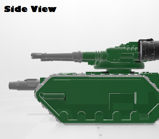 🪖 Custom Flak Tank for 7 Inch Space Marines・Free STL File for ・Cults