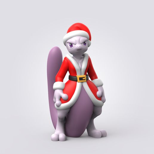 STL file POKEMON - CHRISTMAS MEWTWO (EASY PRINT NO SUPPORT) 🐉 (3MF)・3D ...