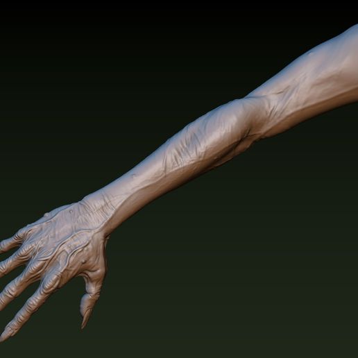 🧟 Zombie Hand・ STL File for ・Cults