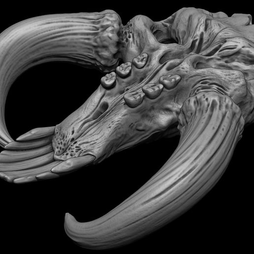 💀 3D PRINTABLE MYTHOSAUR SKULL HORNS AND SORGAN FROG THE MANDALORIAN ...