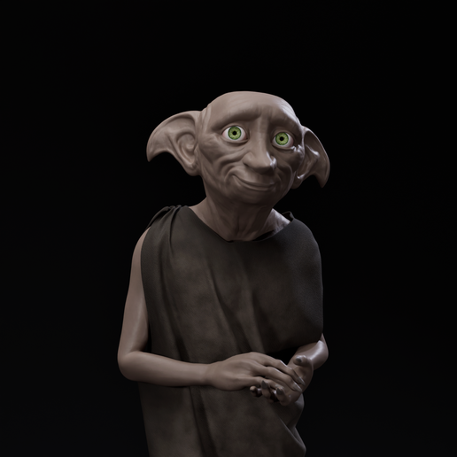 🏠 life size house elf + 1/6 scale figure +base・Free 3D File for 3D ...