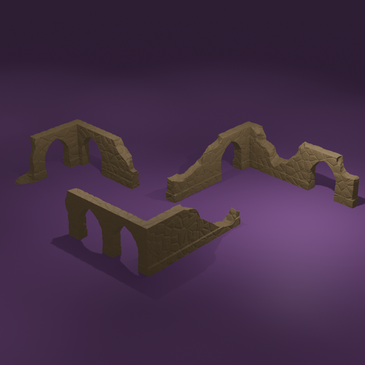 🎲 Crumbled Fortress Walls – Modular Fantasy Ruins for Tabletop ...