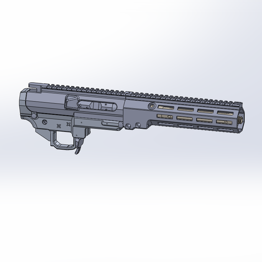 🔫 TM MWS based MK47 Mutant GBBR (V2, AR15 pattern)・ STL File for 3D printing・Cults