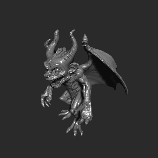 🎲 Grotesque Gargoyle: 28-32mm FDM/Resin Miniature・ STL File for 3D ...