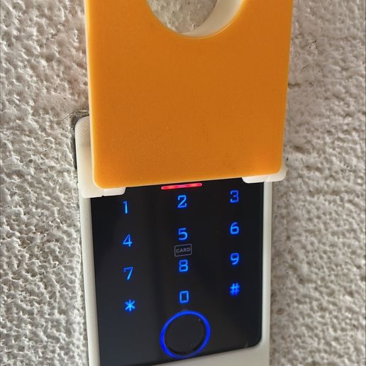 🚪 Flip Cover for Door Access Keypad with Fingerprint・Free STL File for ...