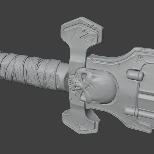 🗡️ Power Sword - Standard Issue - Space Marine・ STL File for 3D ...