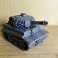 3D print Tiger 1 - Chibi Tank・Cults