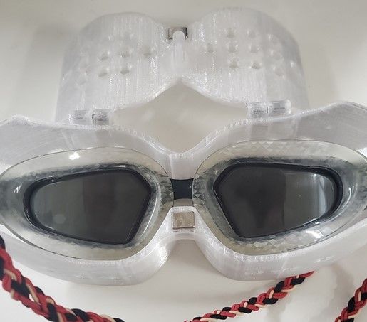 STL file swimming goggles case (for speedo aquapulse pro) 🏊 ・3D ...