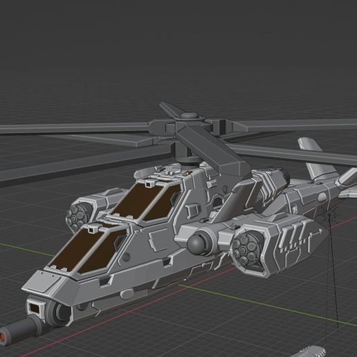 🚁 American Mecha Balac Strike VTOL・ 3D File for ・Cults