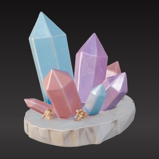 STL file Crystal miniature 🔮 ・3D printing template to download・Cults