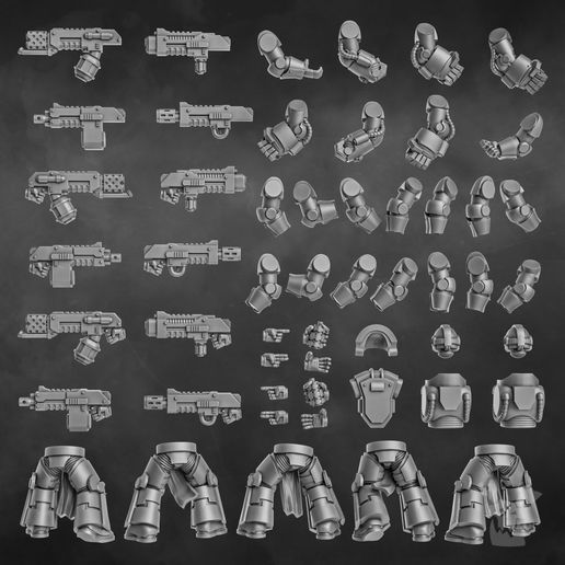 🛰 Space Knights (build kit)・ 3D File for 3D printing・Cults