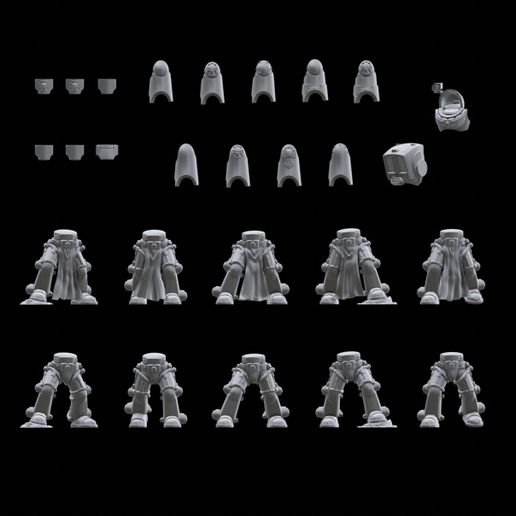 3D file Termie Legs with Tabards [pressuported] ♟ ・3D printing design ...