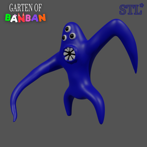 🎨 NABNAB FROM GARTEN OF BANBAN FAN ART | BGGT・ STL File for ・Cults