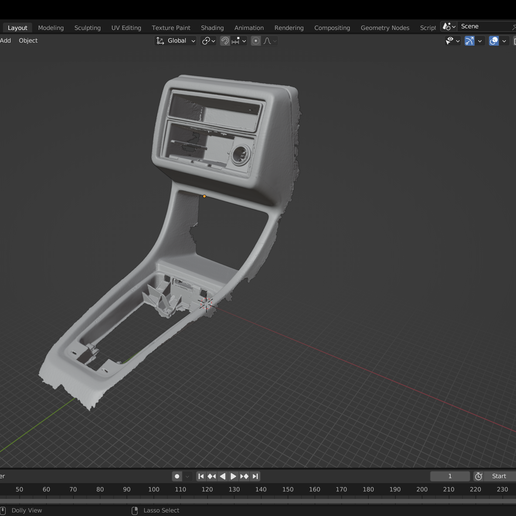 🏌️ Golf mk2 center console 3d scan・ STL File for ・Cults