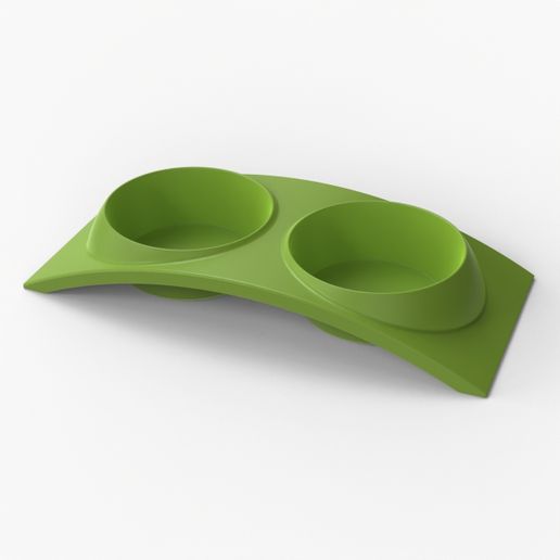 🐱 Cat and Dog Food Plate・ STL File for 3D printing・Cults