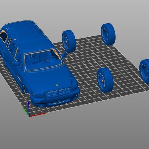 🚗 Dodge Durango Mk1 1997・Archivo STL para Impresión 3D・Cults
